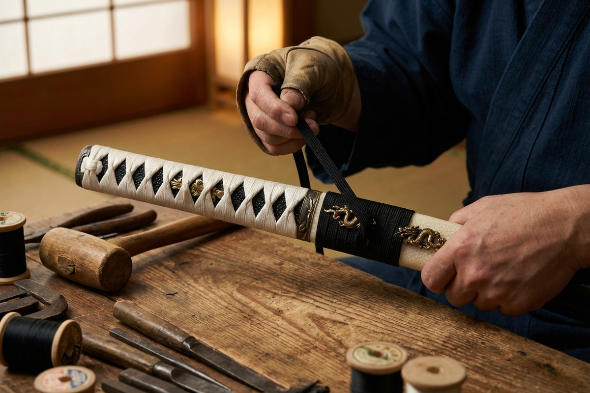 Katana Tsuka Wrapping Guide: Complete Guide – Katana Canada